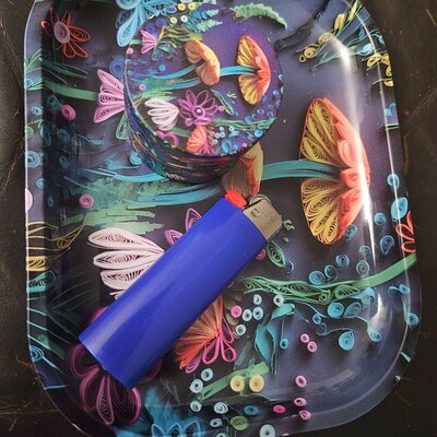 Mystery Rolling Trays Metal Rolling Tray Unique Design Tray Small ...
