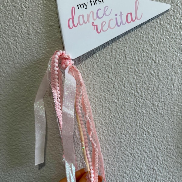 My First Dance Recital Pennant Flag | Dance Recital Pennant Flag ...