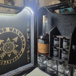 20 L Custom Jerry Can Mini Bar for a Gift, Chess Set Present for the ...