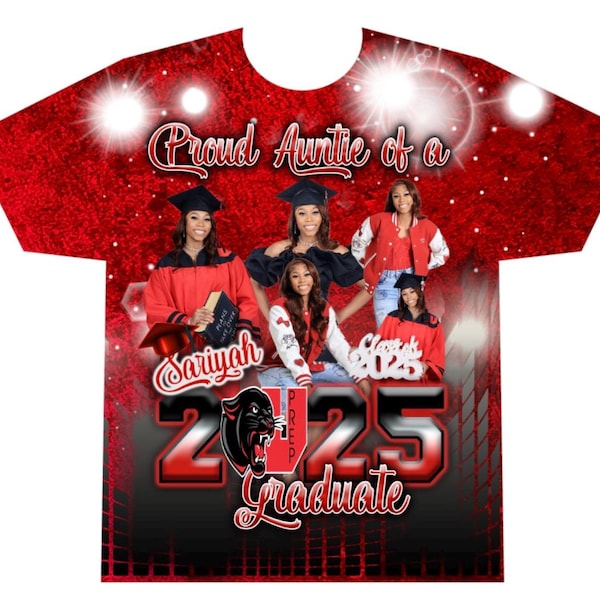 Graduation 3D Shirt, All Over Graduation Shirt, Senior 2026, Custom ...