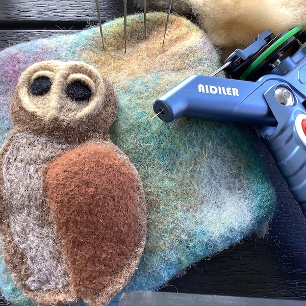 Electric Needle Felting Machine for 1 Needle, Handheld Single Needle ...