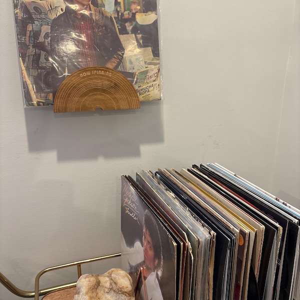 Vinyl Record Holder, Wall Mount - TOMMY - Now Playing, Hand-painted ...