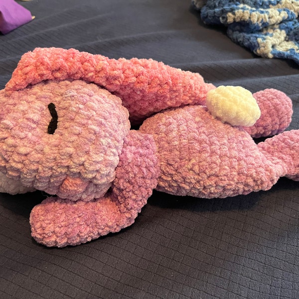 Sleepy Bunny Rag Doll Crochet PATTERN / Pattern Only / Crochet Pattern ...