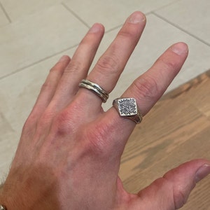 888 Angel Number Signet Ring, 888 Ring by Merchants of the Sun, Unisex ...
