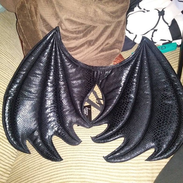 Black Dragon Wings: Adult/kids Costume, Cosplay Wings - Etsy