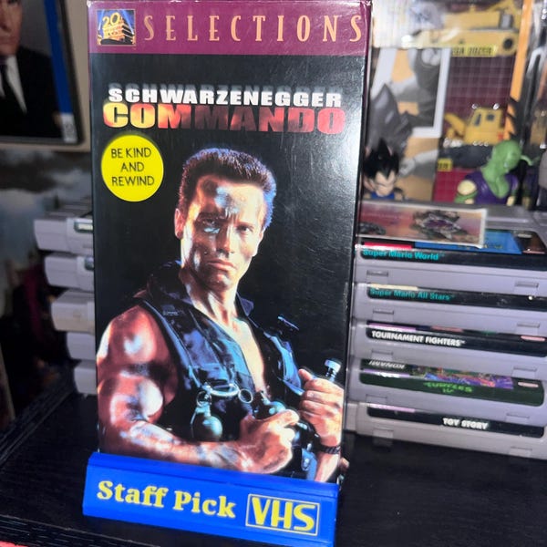 VHS Tape Display Stand. Compact and Stable Design for Standard and ...