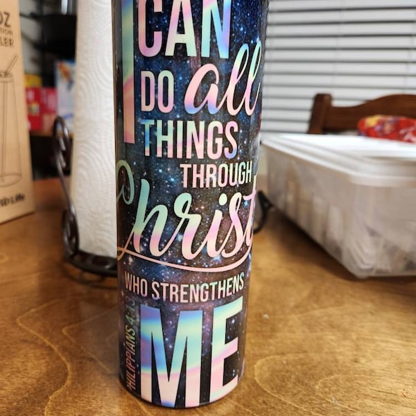 20 Oz Skinny Tumbler Sublimation Design, Quilt Tumbler, Crafting, When ...