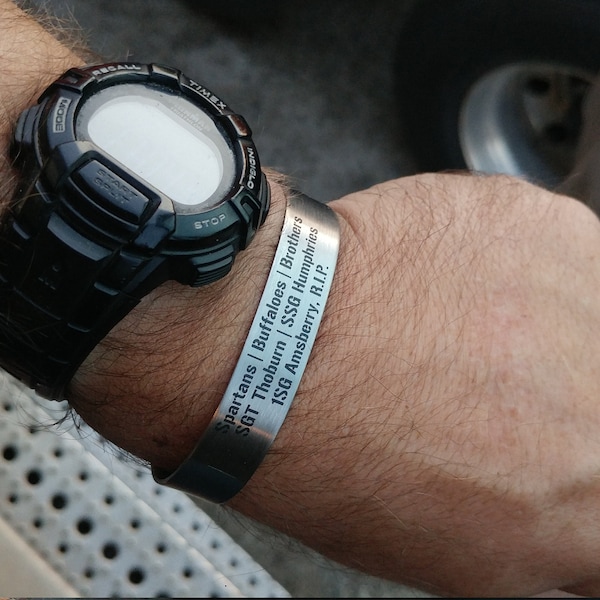 Memorial Bracelet in Memory of Soldier Bracelet Honor the Fallen ...