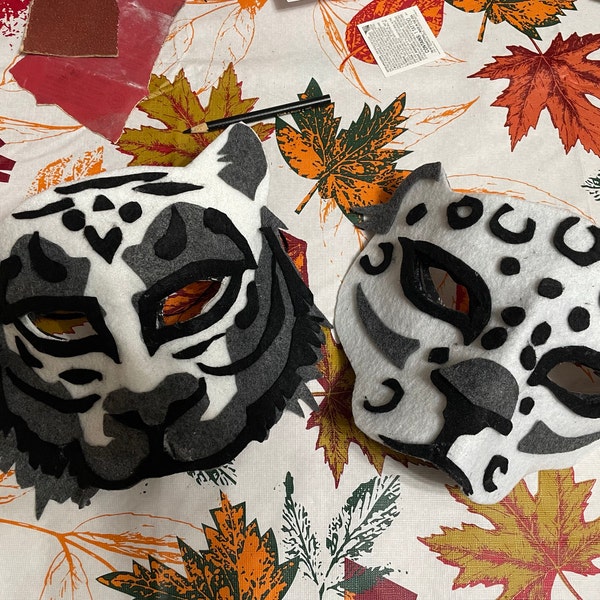 Felt Panther Mask (digital File) | Cosplay Pattern | Create Your Own ...