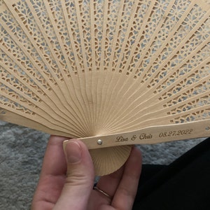 Personalized Wedding Fans Custom Wedding Fans Intricately - Etsy