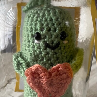Emotional Support Pickle No Sew Digital Crochet Pattern - Etsy