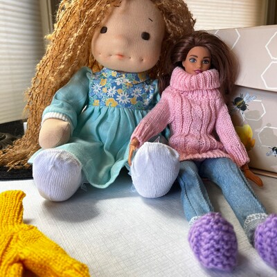 Waldorf Doll Making Tutorial 12 Inch Doll PDF Patter Step by Step ...