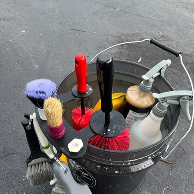 Bucketcaddy the Wheel, Tire, & Detailing Brush Holder Mount Attachment ...
