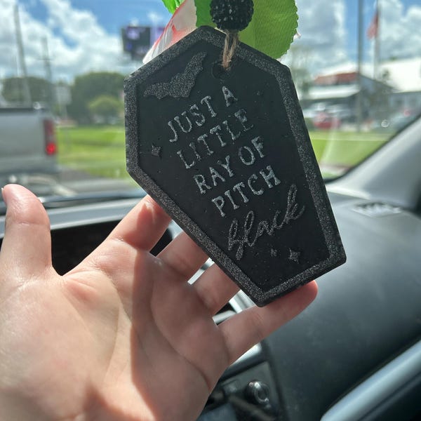 Cow Tag Turquoise and Gold Glitter Geode Car Freshie Freshy - Car Air ...