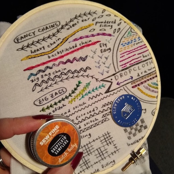 Drawing Stitches Sampler - Etsy