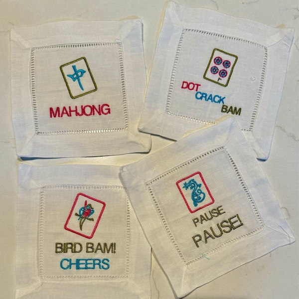 Mahjong Tiles Embroidery Designs - NOW WITH BX - Etsy