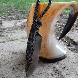 Hand Forged Knife With Twisted Handle Made to Order Rustic Archaeology ...