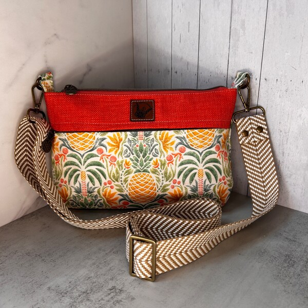 Starburn Crossbody Bag PDF Sewing Pattern & Video Tutorial. Bag Sewing ...