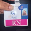 RN Badge Buddy - Free Shipping - Cute Hot Pink Badge Tag Backer for ...