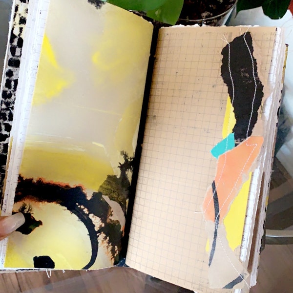 Distressed Art Journal, Junk Journal, Halloween Journal, Traveler's ...
