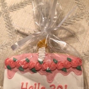 Personalized Birthday Party Cookies Number Shaped Cookies for | Etsy