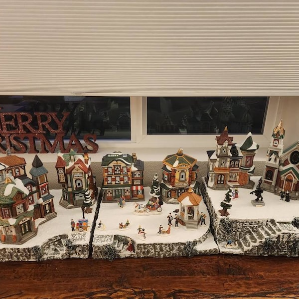 Field, Christmas Village Display Base ONLY Add-on or RISER Platform for ...