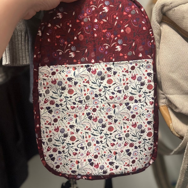 Charlie Sling Bag PDF Sewing Pattern, Sling Backpack Pattern, 3 Front ...