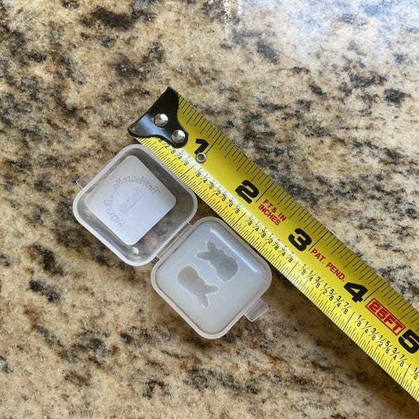 Teeny Tiny Gummy Bears Silicone Mold Smallest Candy Out There 1:6 Scale ...