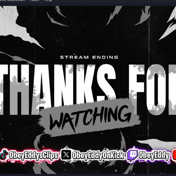 Custom Animated Name Overlay | OBS, Streamlabs, Twitch, Youtube, Tiktok ...