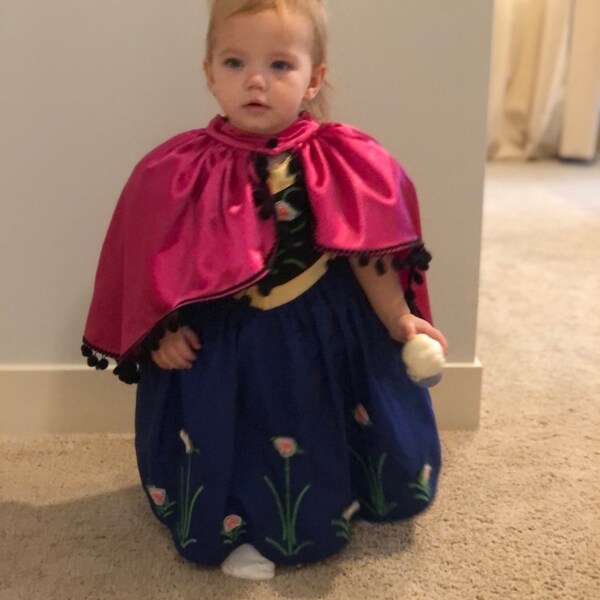 Anna Frozen Baby Dress, Anna Frozen Dress Princess , Anna Baby Dress ...