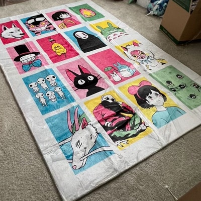 Anime Rug for Bedroom, Anime Area Rug, Japanese Animation Inspired ...