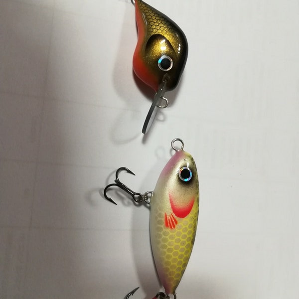 Smal Jointed Wooden Fishing Lure - Etsy