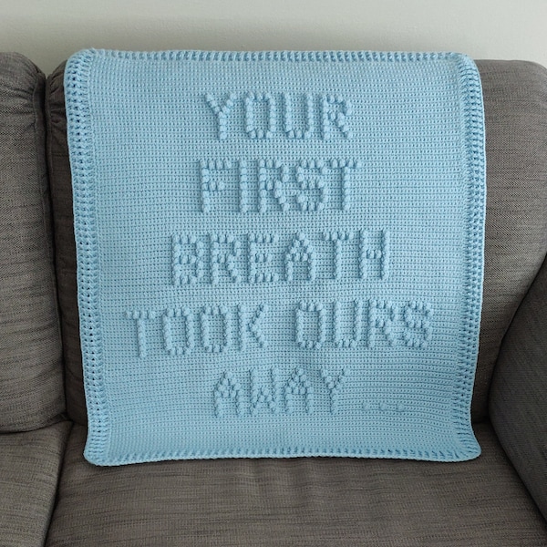 Baby Crochet Pattern Your First Breath Took Ours Away, Also Available ...