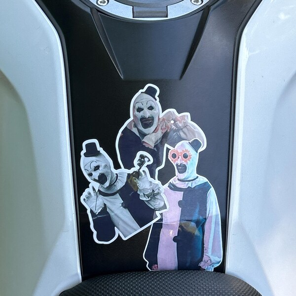 Terrifier Art the Clown Stickers Ll 2-pack Perfect for Horror Movie ...