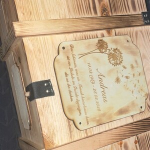 Memory Box Personalized With Engraving Motif Text for - Etsy