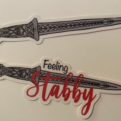 From Blood and Ash, Poppys Dagger, Feeling Stabby Sticker, FBAA ...