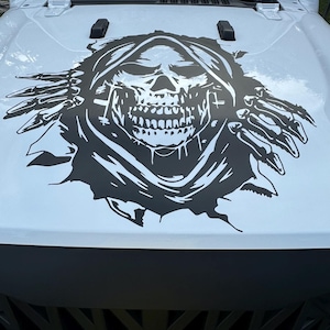Skull Girl Decal, Skull Girl Sticker, Sugar Skull, Female Skull Decal ...