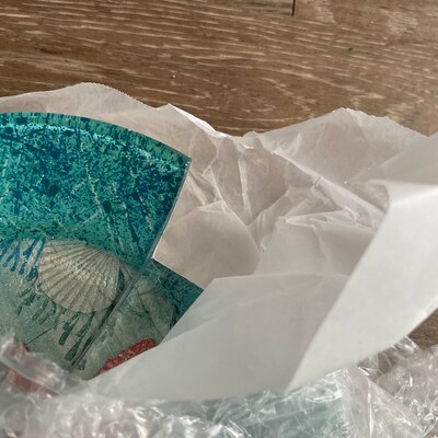 Tin Can Pocket Posey, Crushed Tin Can Decor, Primitive Tin Wall Pocket ...