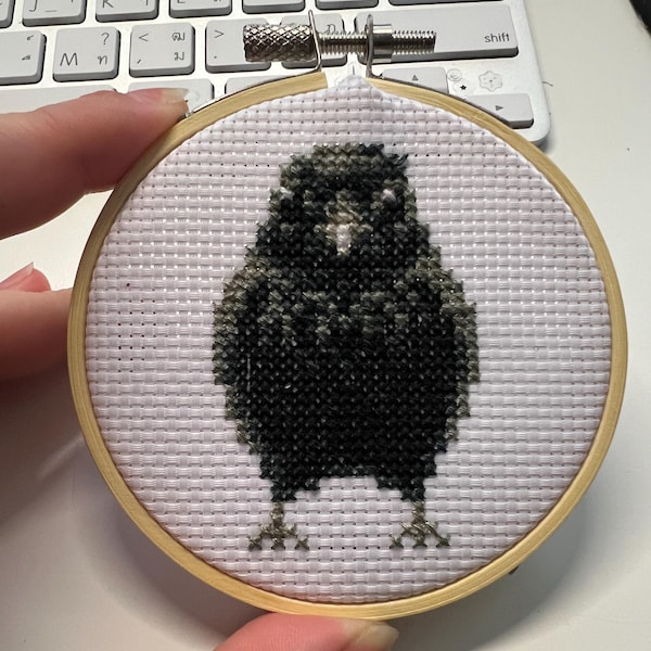 Crow Cross Stitch Pattern PDF - Raven Embroidery - Instant Download ...