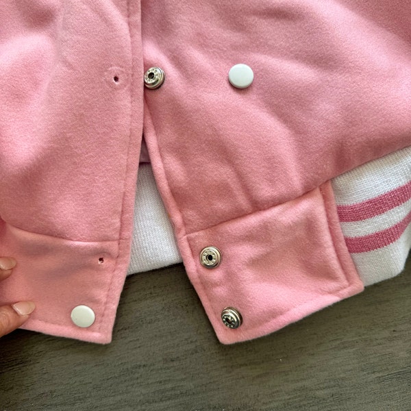 Letterman Baseball Varsity Jacket Cream Sleeves - Etsy