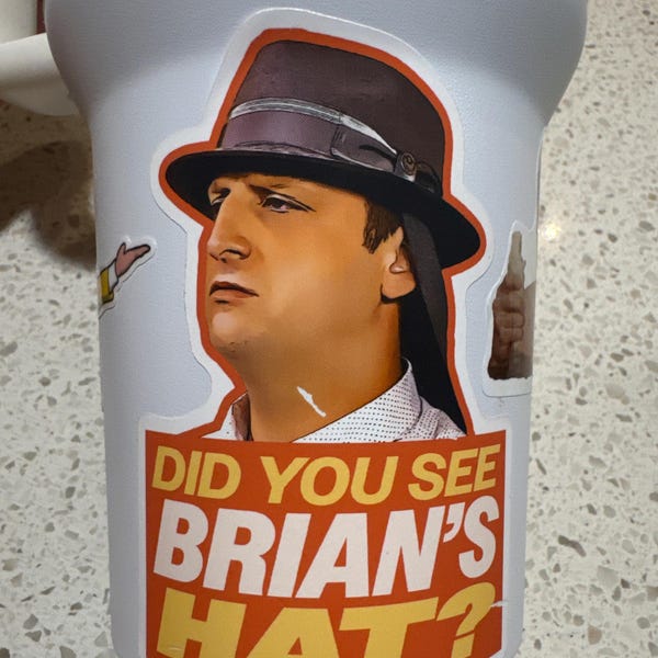 I Think You Should Leave Tim Robinson Brian's Hat Sticker | 2 Styles ...