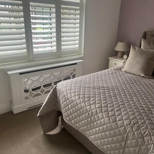 Bespoke Mirrored Radiator Cover Custom UK New Design Black - Etsy