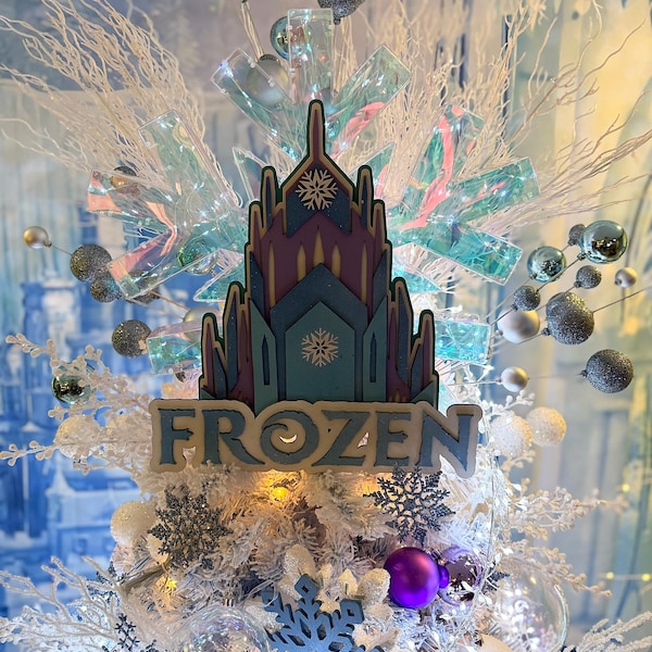 Frozen Castle SVG File for Cake Topper or Party Decorations | Arendelle ...