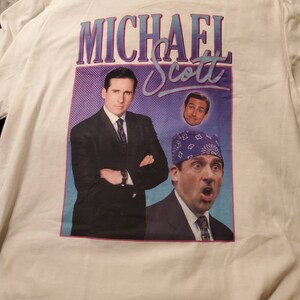 Michael Scott Homage T-shirt Tee Top US Office TV Show Retro 90's ...