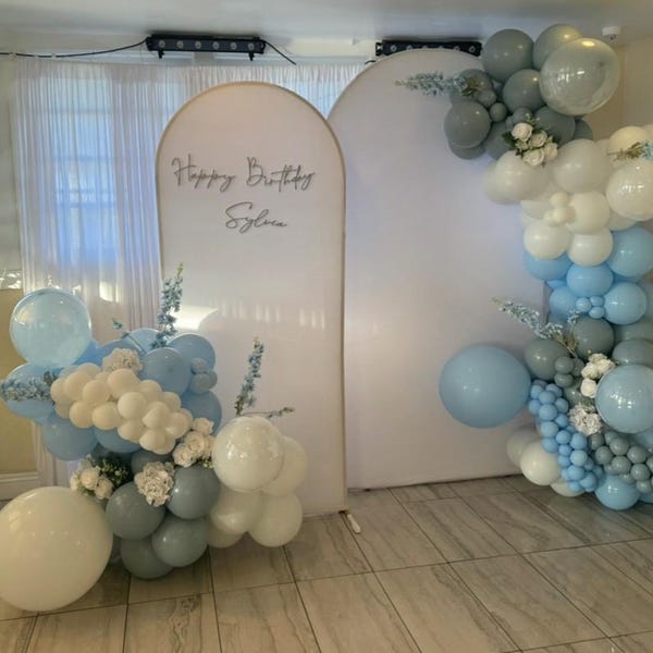 Birthday Backdrop Name Sign, Name Sign for First Birthday Party, Wood ...