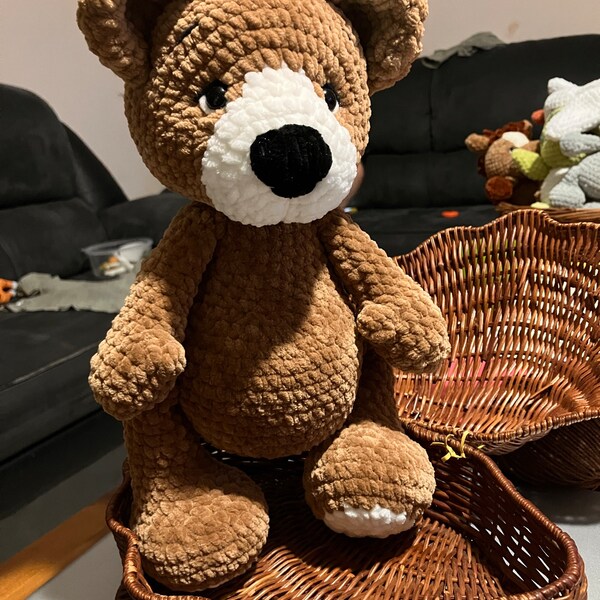 Noah the Bear Crochet Pattern - Etsy