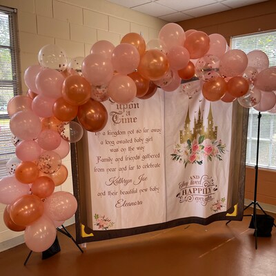 Blue Silver Princess Book Backdrop Birthday Bridal Shower - Etsy