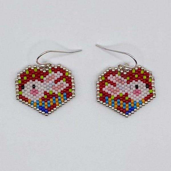 Pattern Diagram Tropical Flower Tiles, English Language, Beading, Odd ...