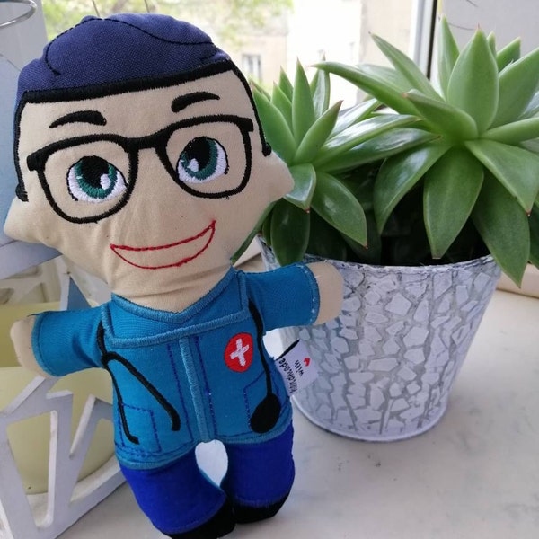 ITH Heroes Female Essential Worker Plush Doll Toy 5x7 6x10 8x12 Machine ...