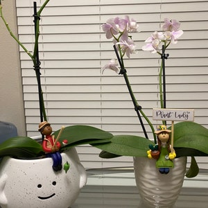 Plant Lady Potsitter Flower Pot Sitter House Warming Gift Plant Lover ...